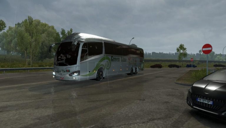 Irizari6 green line volvo bd Skins + Bus Hd Texture mod v 1.01 ...