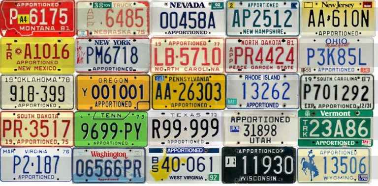 ATS U.S. States Apportioned License Plate Pack v 1.0 - Allmods.net
