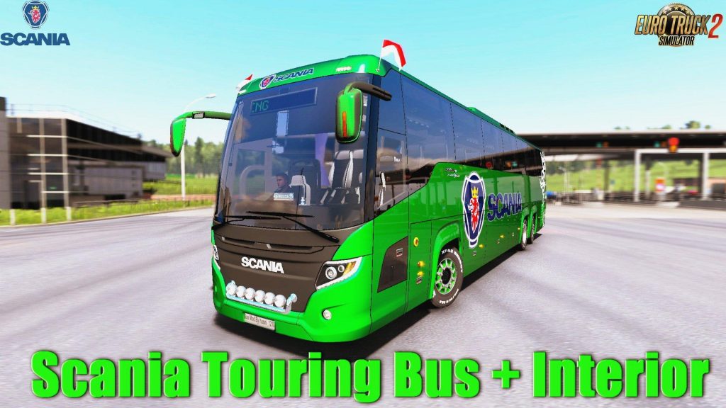 Scania Touring Bus + Interior v 1.0 1.31 - Allmods.net