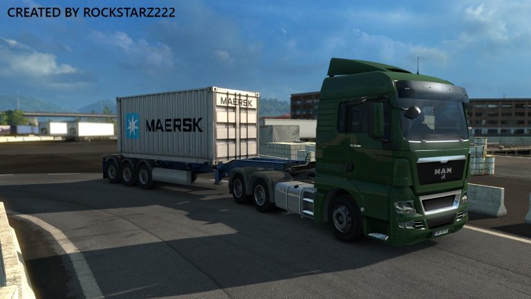 Maersk container trailer 1.31 - Allmods.net
