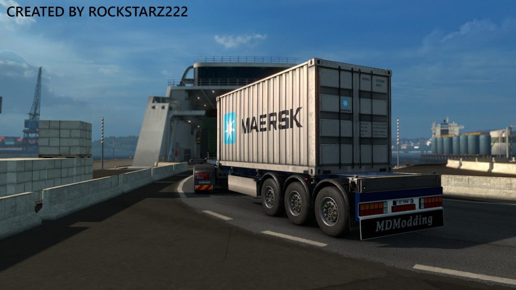 Maersk container trailer 1.31 - Allmods.net