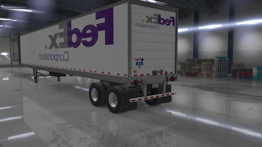 Fedex Trailer Skin Pack 1.32 - Allmods.net