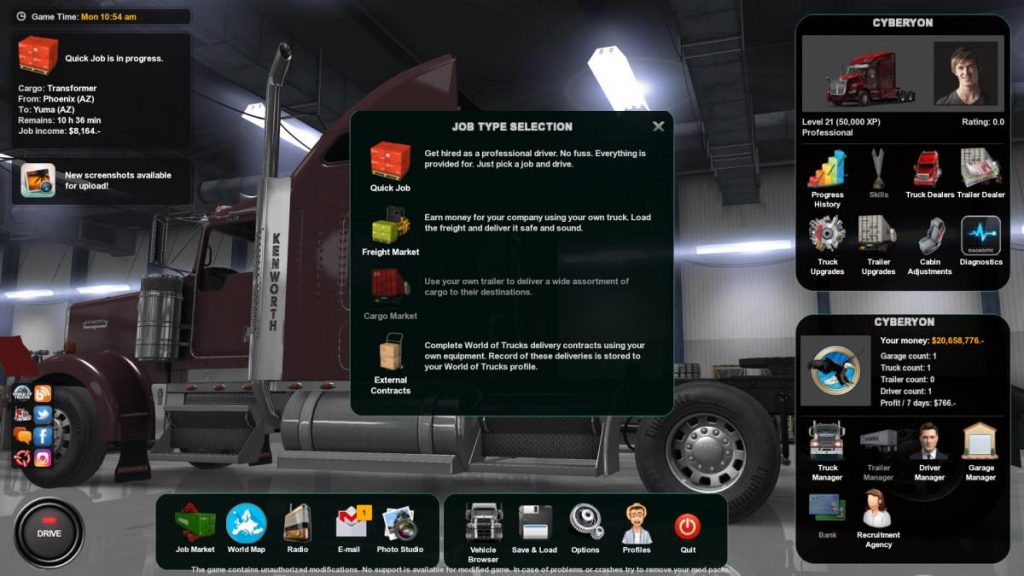 [ATS] Refreshed Menu Icons v1.0 - Allmods.net