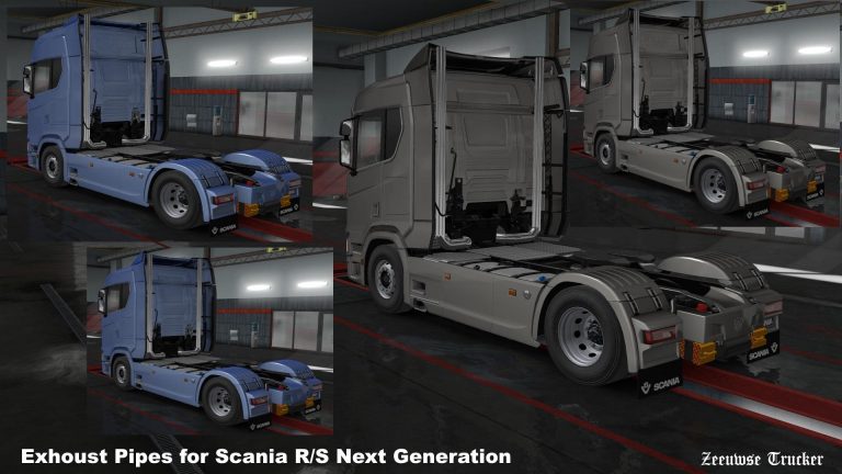 Exhaust Pipes Scania R/S 2016 v 1.0 - Allmods.net