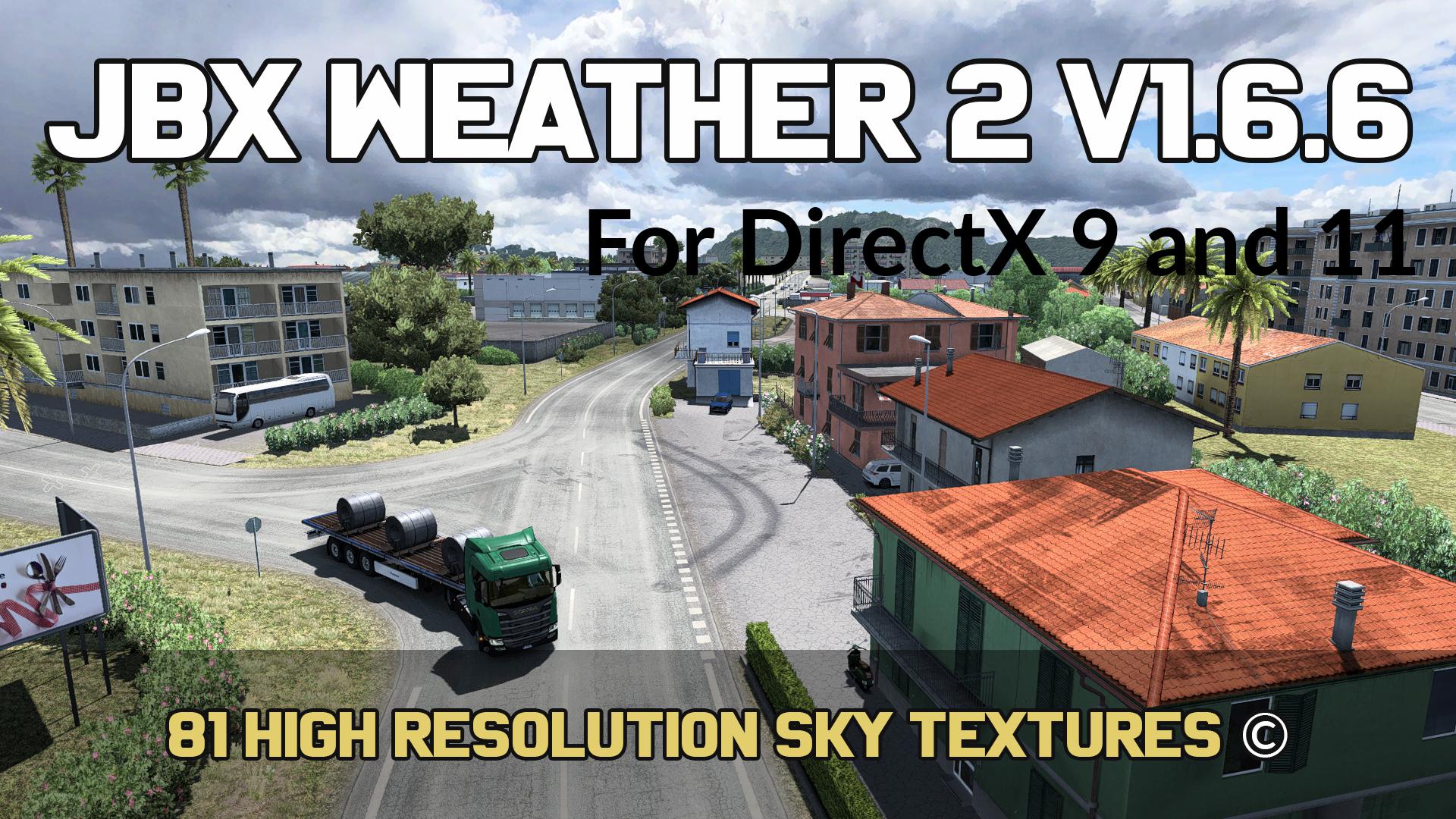 JBX Weather 2 for ATS – ETS2 v1.6.6.1 (27-5-2020) - Allmods.net