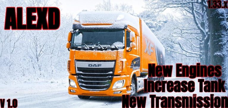 DAF XF Euro 6 New Engine 650-750 by alexdedu - Allmods.net