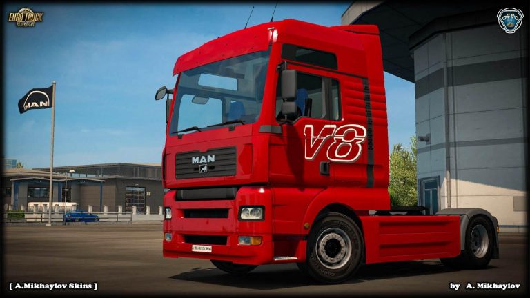 MAN TGA V8 Repaintable skin 1.33.x - Allmods.net