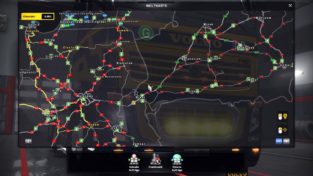 Poland Rebuilding + ProMods + RusMap Road Connection 1.34 - Allmods.net