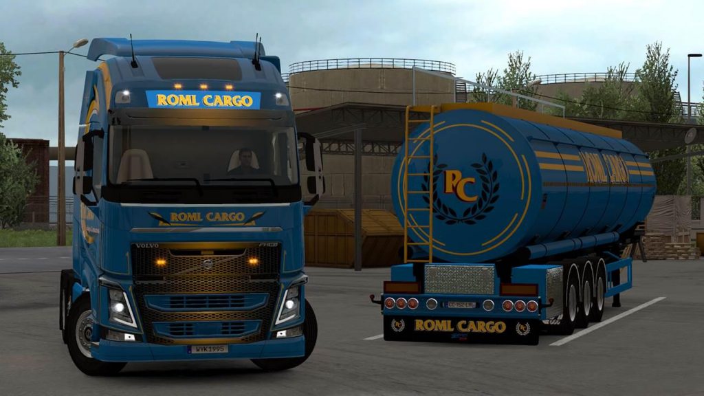 ROML Cargo Volvo FH4 and Menci Cistern Skinpack 1.33.x - Allmods.net
