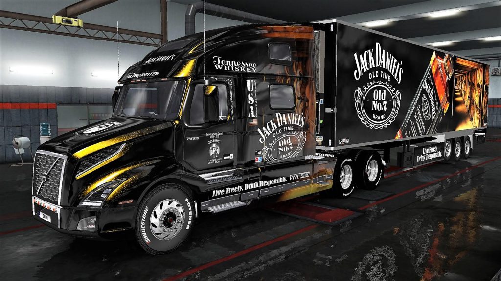 Trailer Chereau Jack Daniels (ownable) 1.33.x - Allmods.net