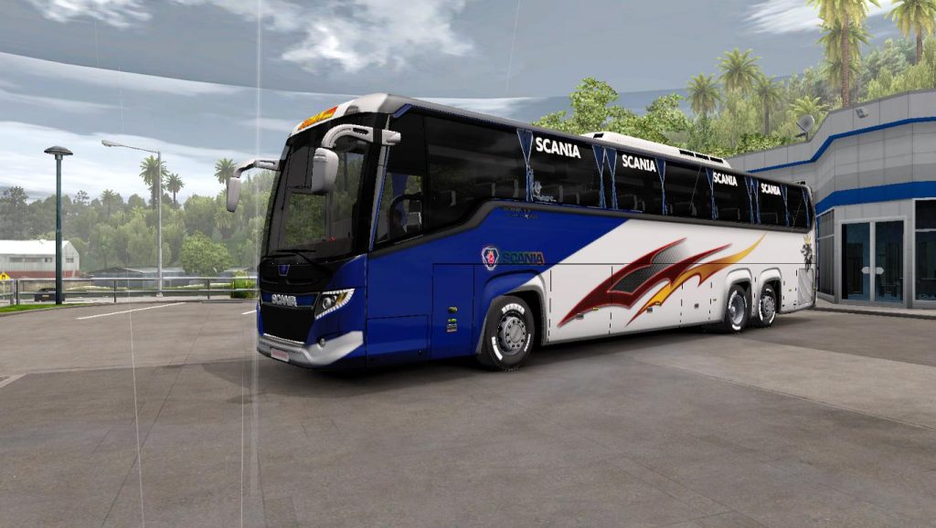 Scania Touring Bus 2019 Official Skin 1.32 and 1.33 v 3.0 - Allmods.net