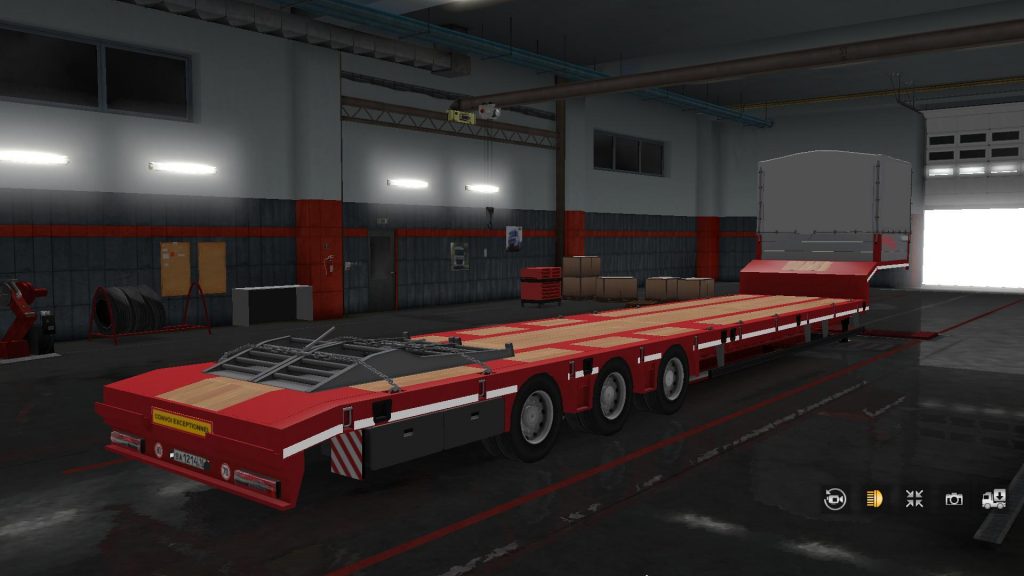 Trailer platform TverStroyMash in the property v 1.0 - Allmods.net