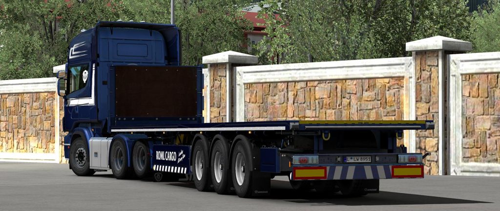 ROML Cargo Scania R 4-series and Krone flatbed Skinpack v 1.0 1.34.x ...