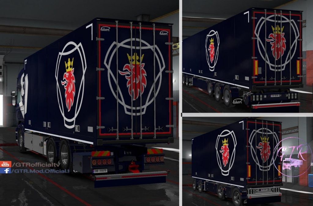 Scania RJL Tandem V8 & Eagle Skin Pack 1.34.x - Allmods.net