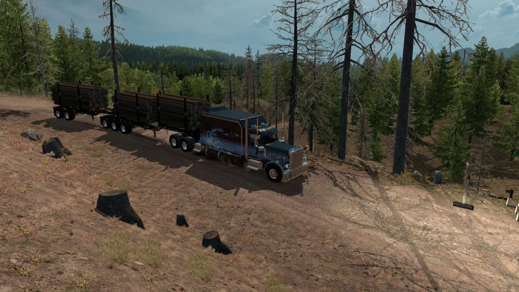 Artic Logging Trailer for ATS 1.35 - Allmods.net