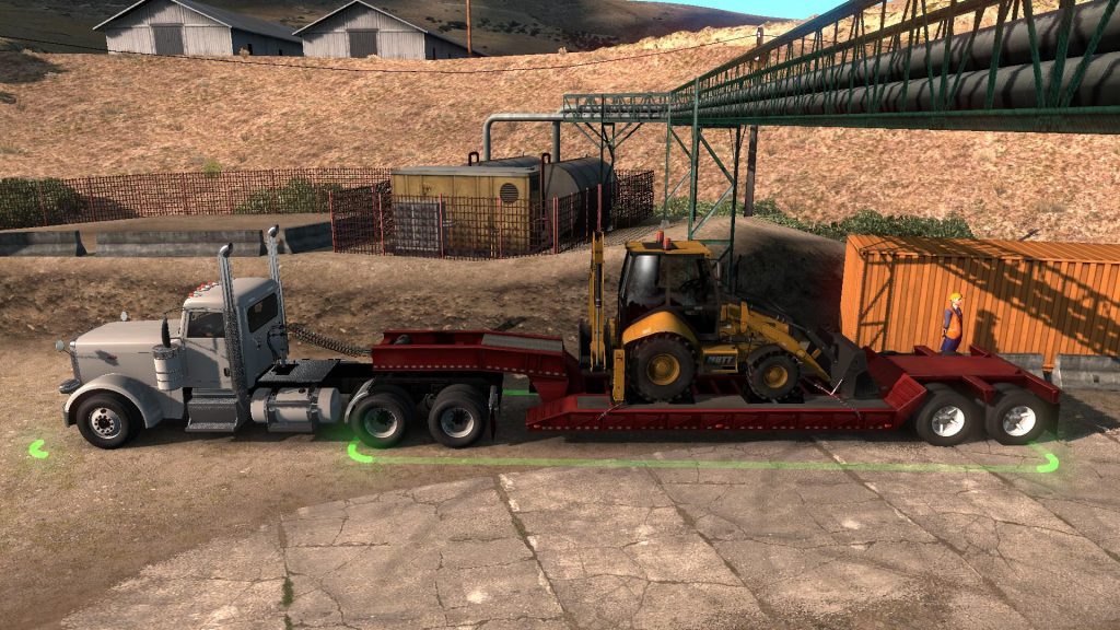 Low boy semi-trailer in ownership v1.0 1.35.x - Allmods.net