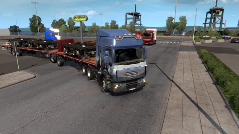 Platform SCS Tablet B-Double in the property 1.35 - Allmods.net