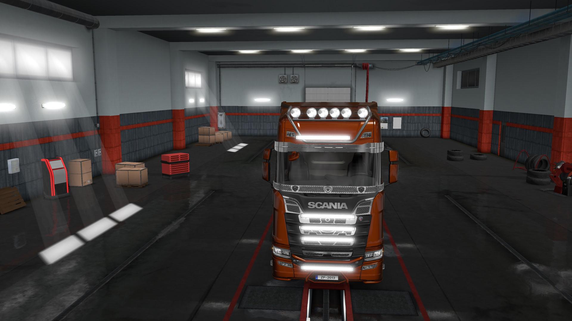 Panel Led Lights ETS2 1.35.x - Allmods.net