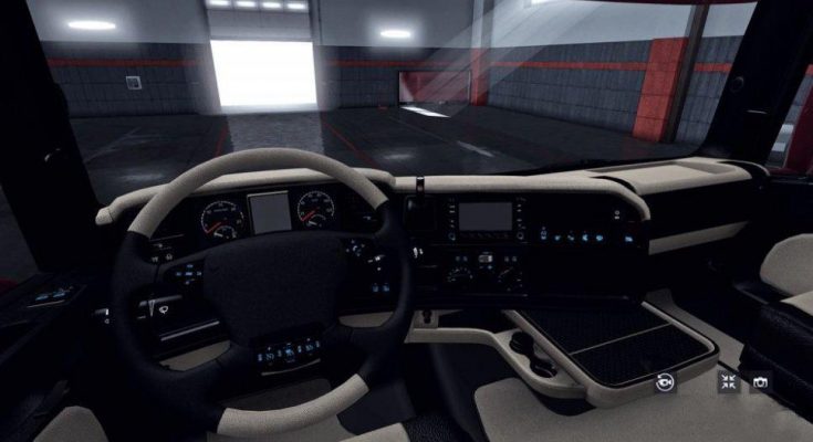 SCANIA RJL BLACK - BEIGE 6 SERIES EXCLUSIV INTERIOR v 1.0 - Allmods.net
