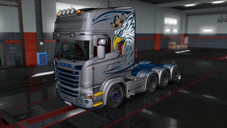 Scania RJL Topline Griffin skin v 1.0 - Allmods.net
