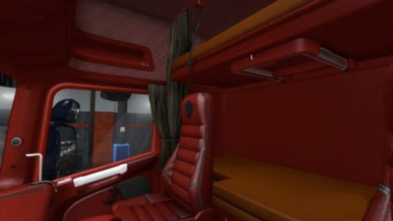Scania T RJL Red Interior by Hubobubo 1.35.x - Allmods.net