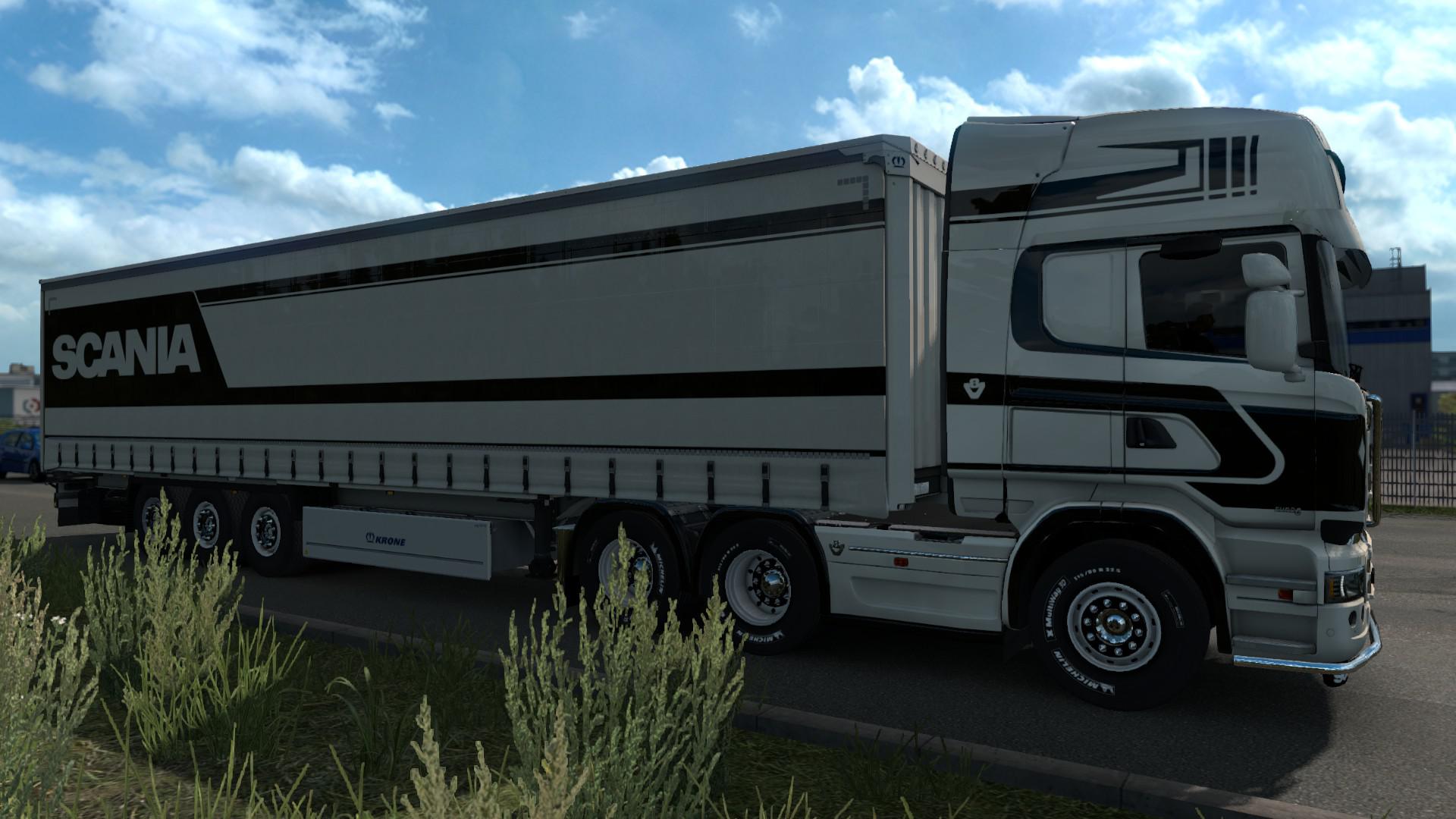 Black and White Scania Streamline Topline v 1.0 - Allmods.net