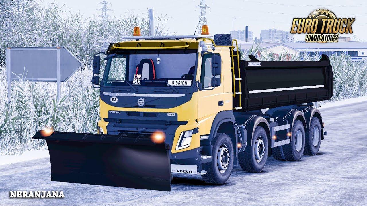 Snow Plow for Volvo FMX v 1.0 - Allmods.net