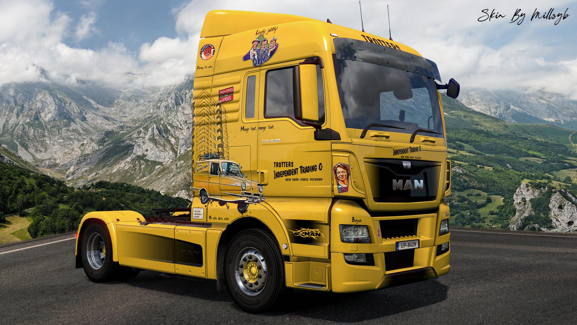 Only Fools & Horses Man TGX E6 Skin v 1.0 - Allmods.net