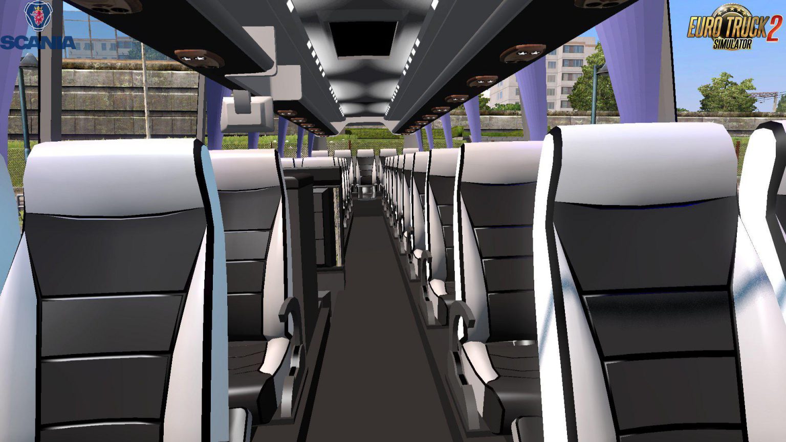 Scania Touring Bus + Interior v 1.5 1.36.x - Allmods.net