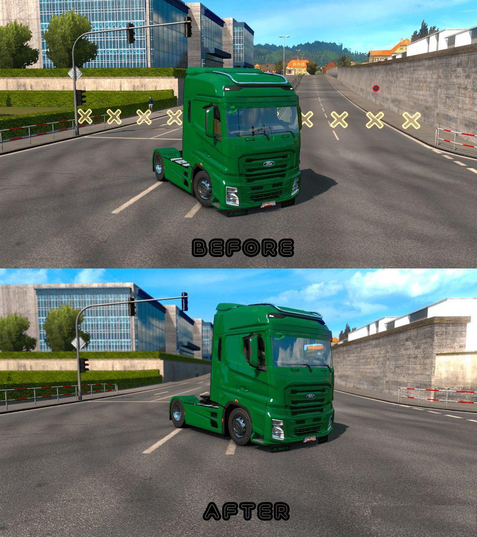 NO ROAD END SYMBOLS 1.43 - Allmods.net