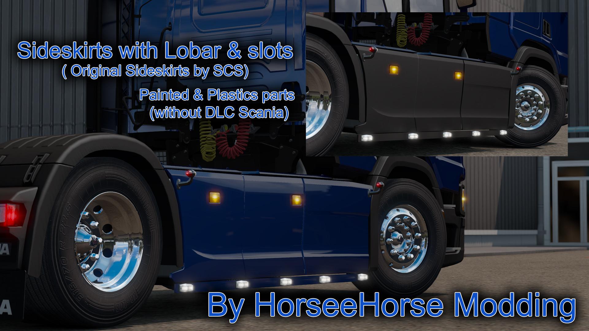 Sideskirts with Lobar for Scania NTG v 2.3 1.41.x - Allmods.net