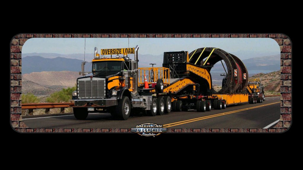 ATS LOADING SCREEN OVERSIZE LOAD V1.4 - Allmods.net
