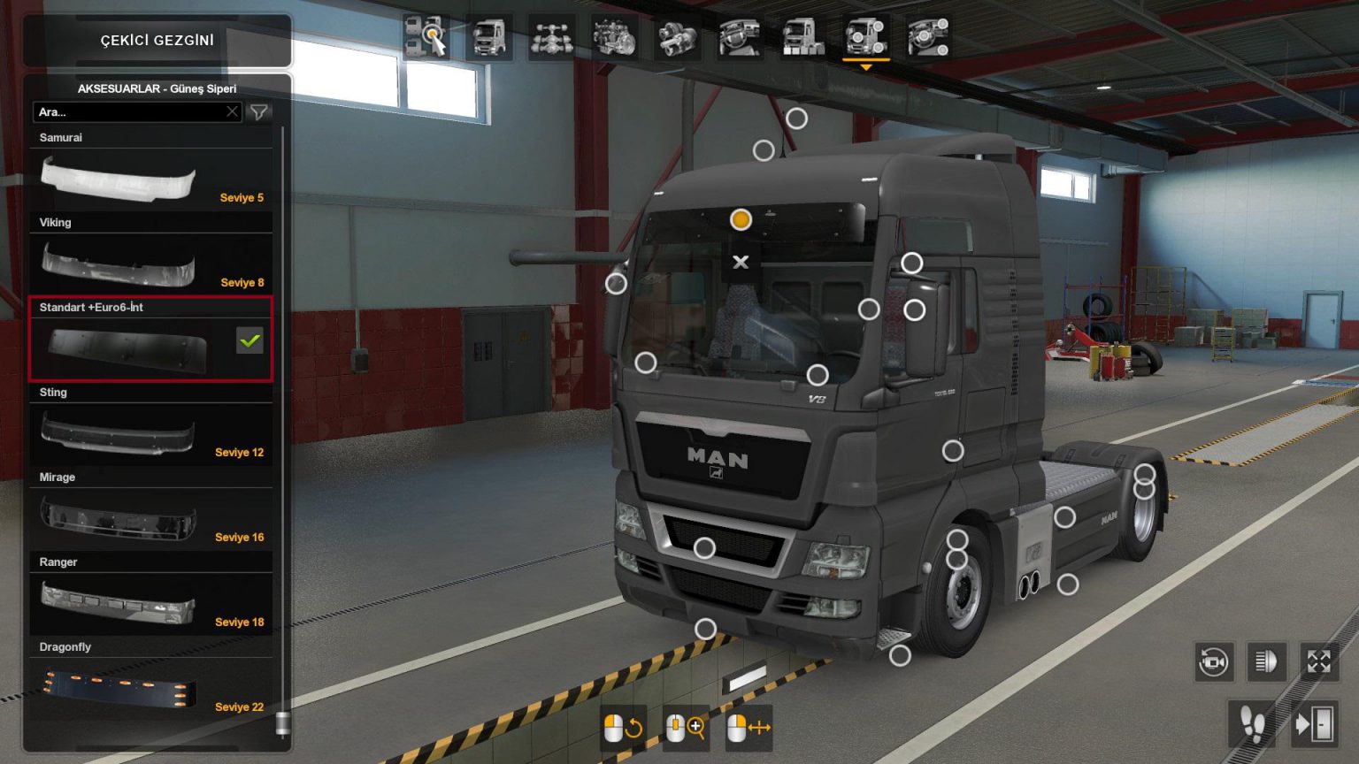 E6 interior for MAN TGX v 1.0 - Allmods.net