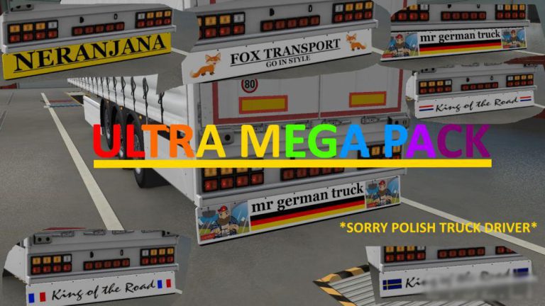 Mudflaps mega pack v 1.0 1.37 - Allmods.net