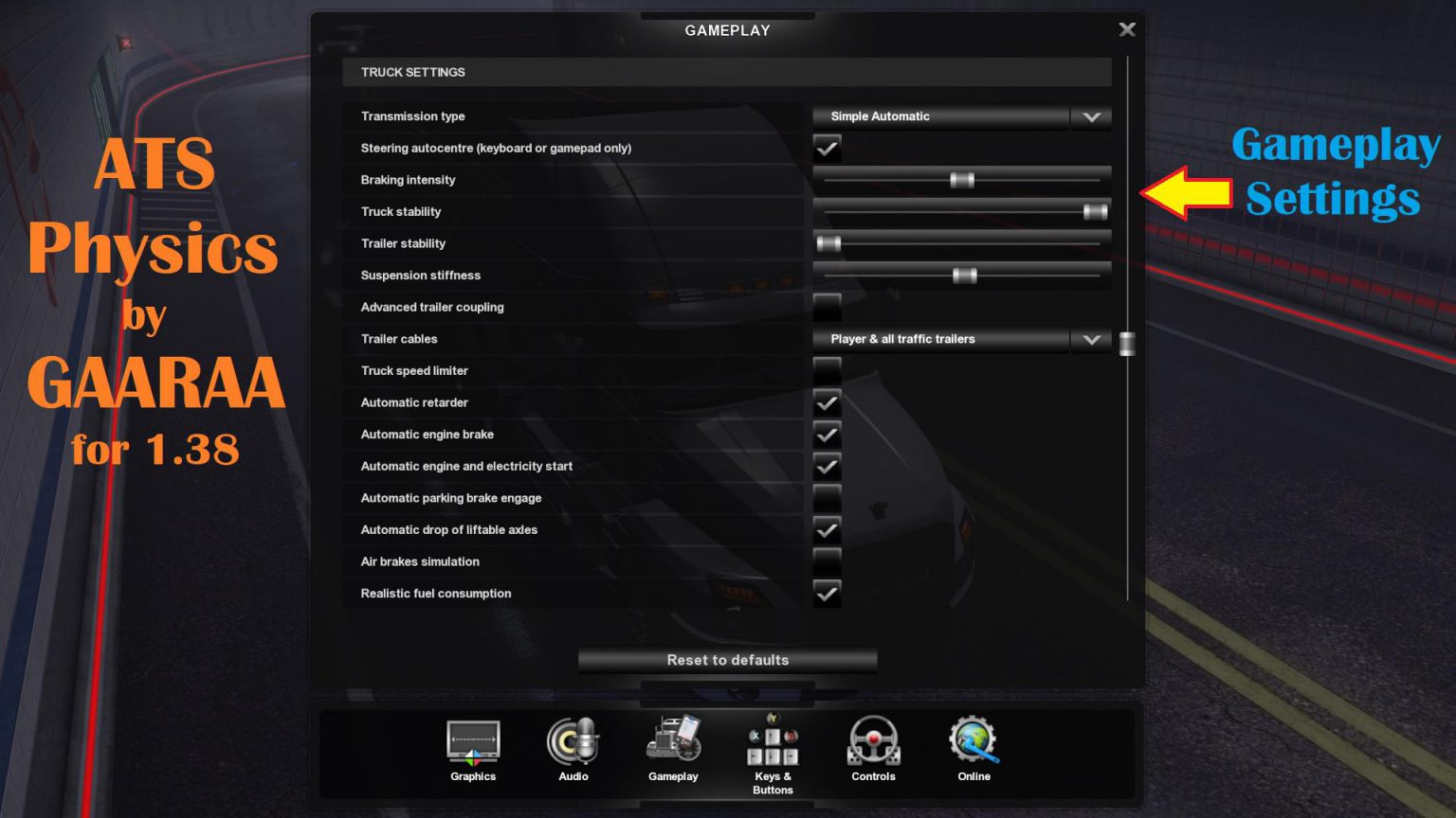 ATS PHYSICS BY GAARAA 1.38 - Allmods.net