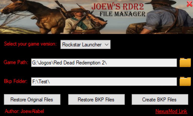 Joew's RDR2 File Manager - Allmods.net