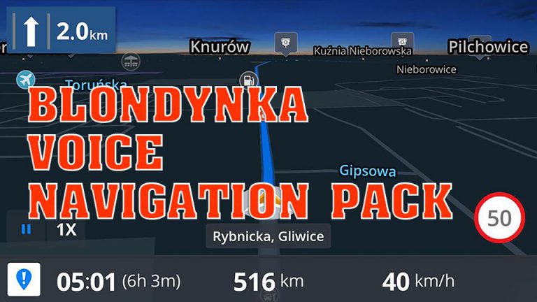 Blondynka Voice Navigation Pack v 2.1 - Allmods.net