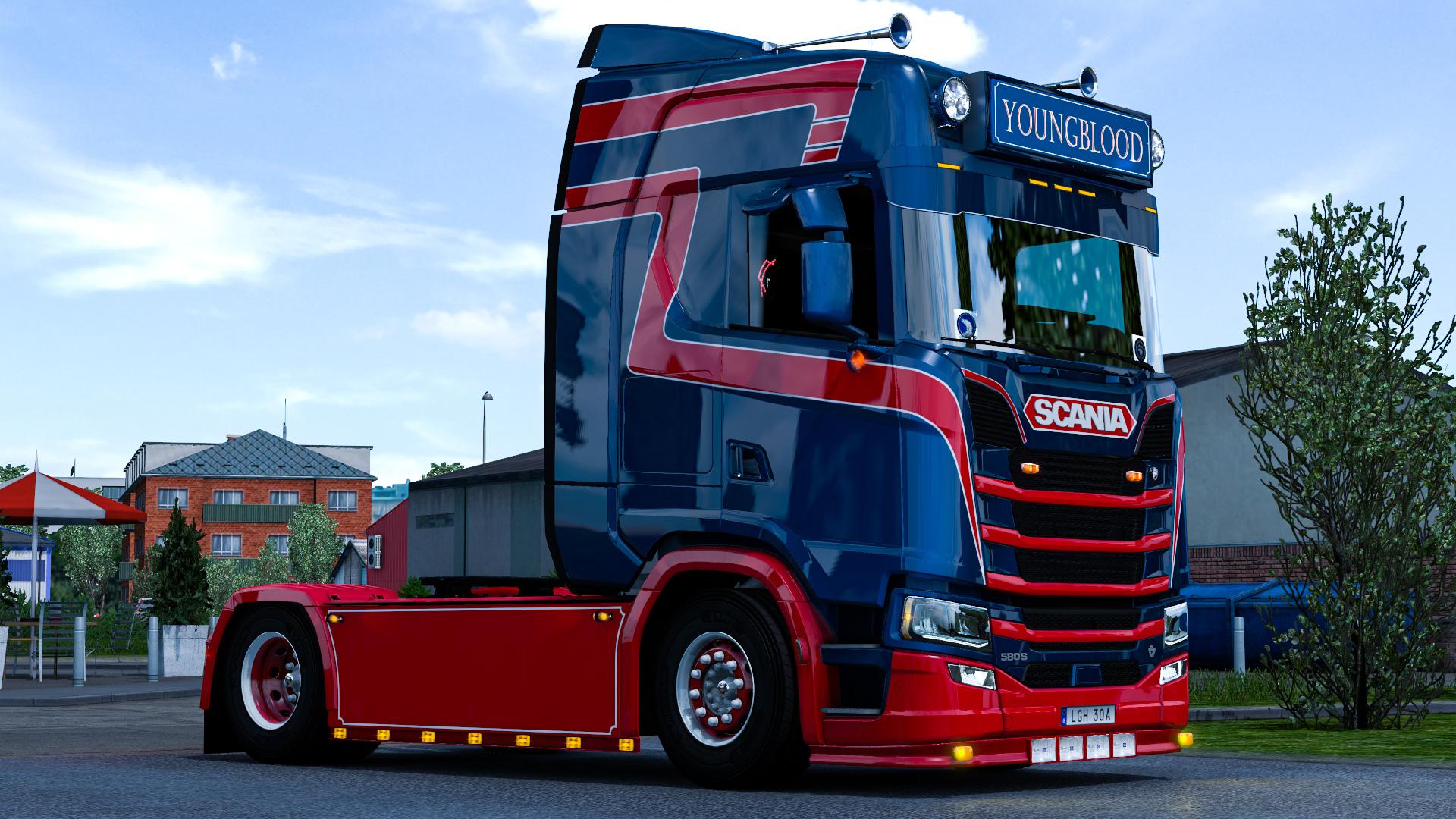 Dutch Style metallic Skin for Scania S v 1.0 - Allmods.net