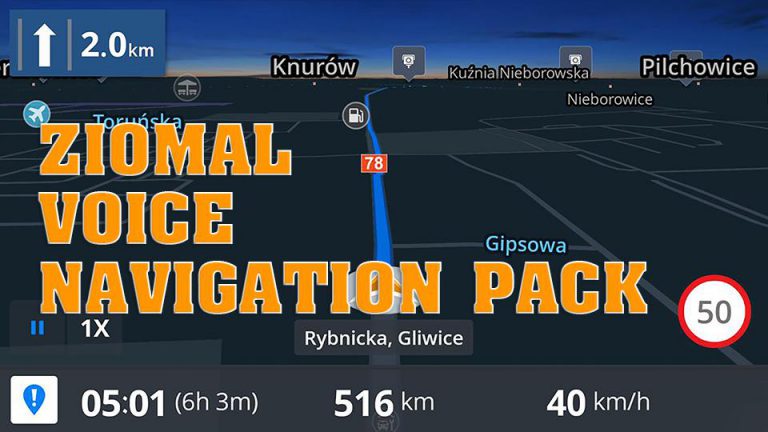 Ziomal Voice Navigation Pack V 3.2 1.47 - Allmods.net