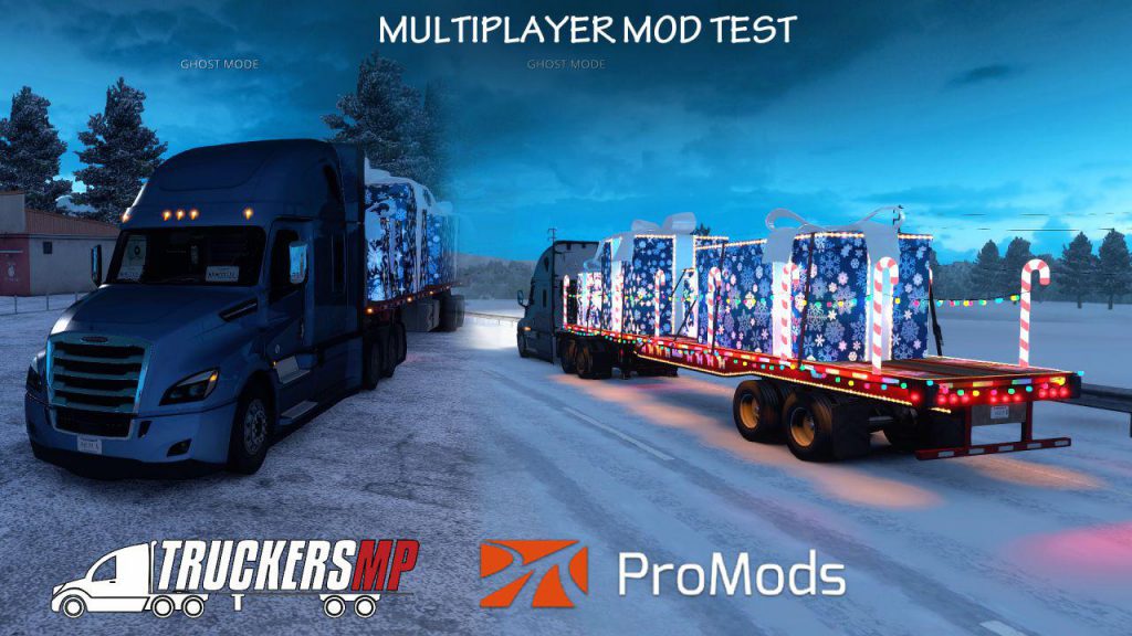 PERSONAL GIFT TRAILER MOD V1.0 FOR ATS MULTIPLAYER 1.39 - Allmods.net