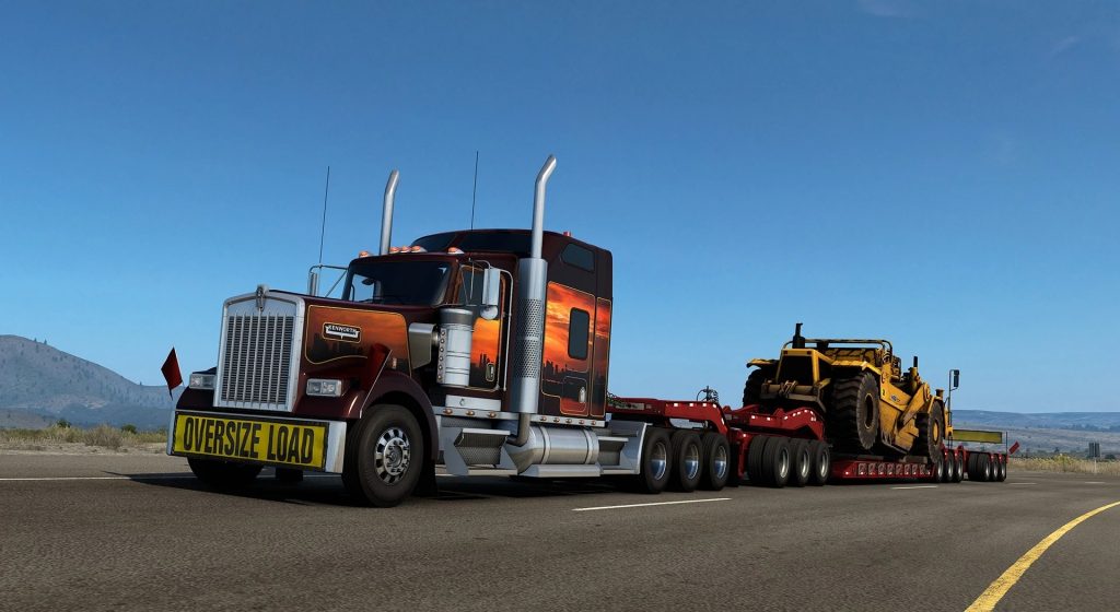 Extended chassis 4x2, 8x4 and 8x6 in quick jobs for ATS 1.40 - Allmods.net