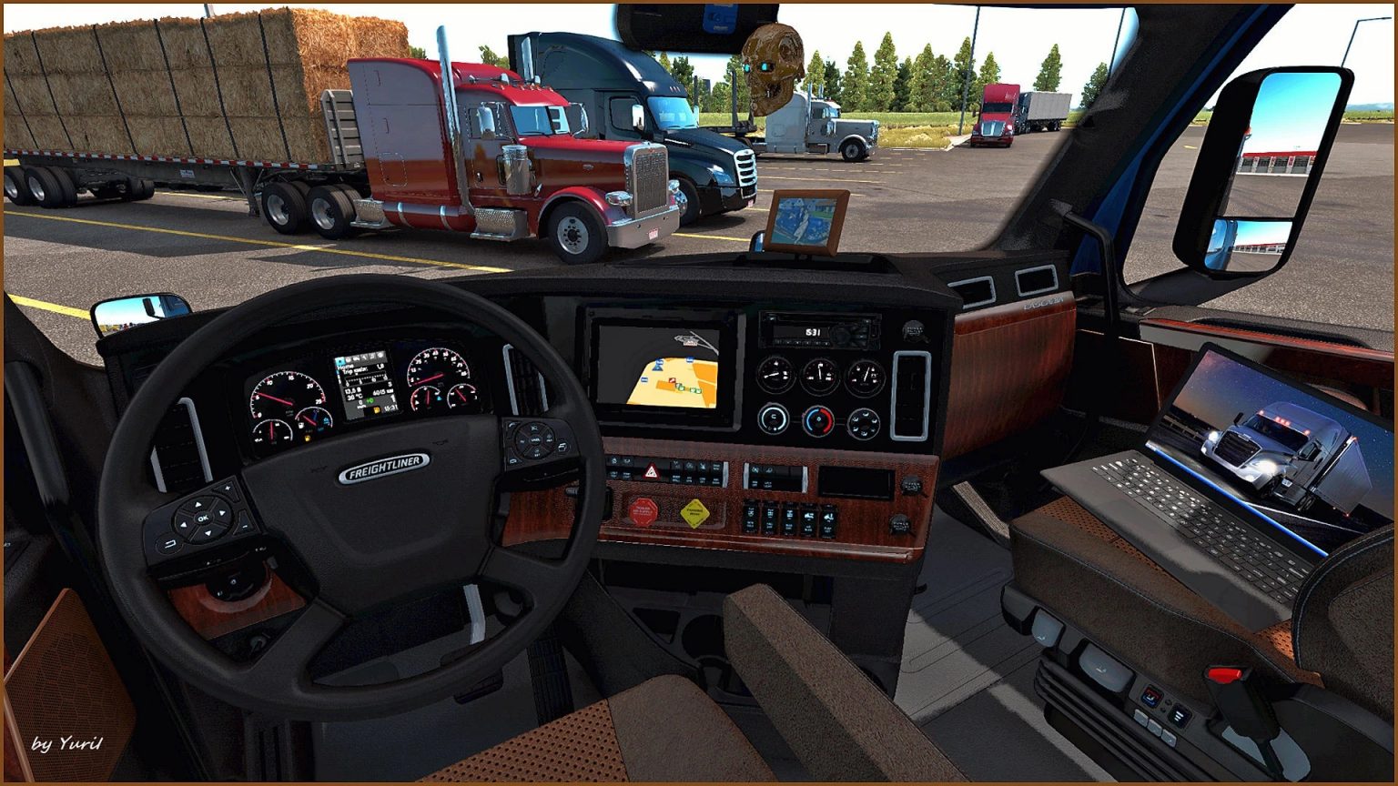INTERIOR FOR FREIGHTLINER CASCADIA 2019 V0.9 - Allmods.net