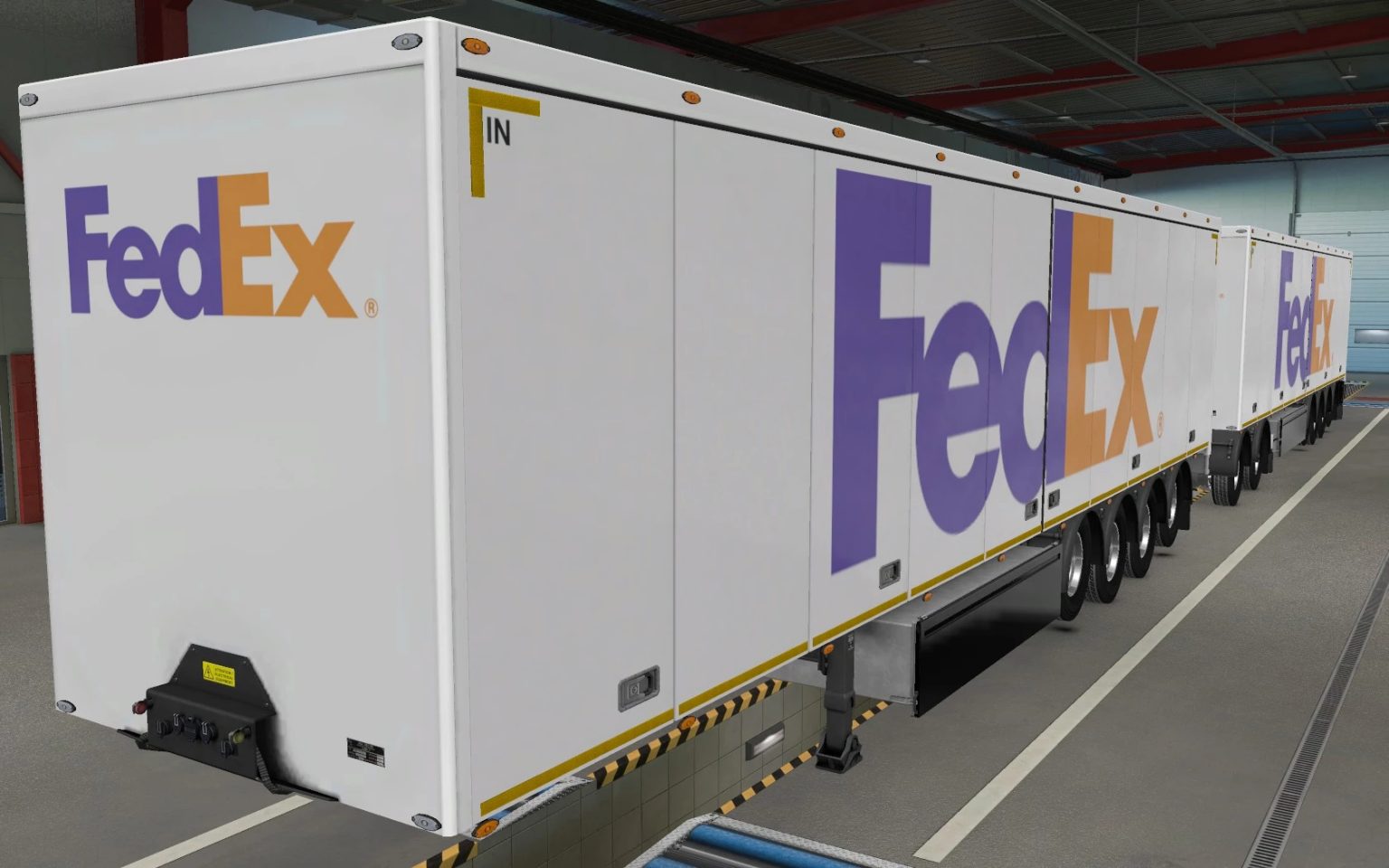 SKIN OWNED TRAILERS SCS FEDEX 1.40 - Allmods.net