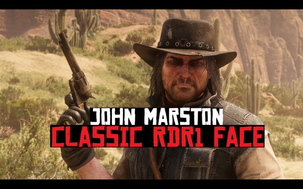 John Marston Classic RDR1 Face - Allmods.net