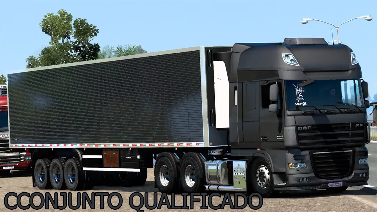 DAF XF 105 BR EDIT + REBOQUE BAU QUALIFICADO - 1.40 - Allmods.net