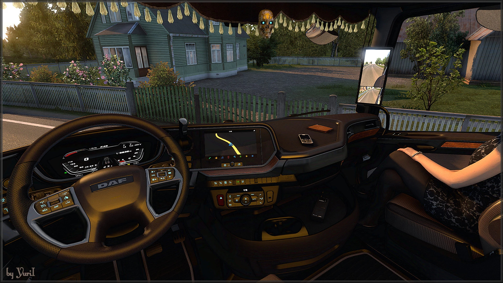 Dark brown interior for DAF XG v 0.9 - Allmods.net