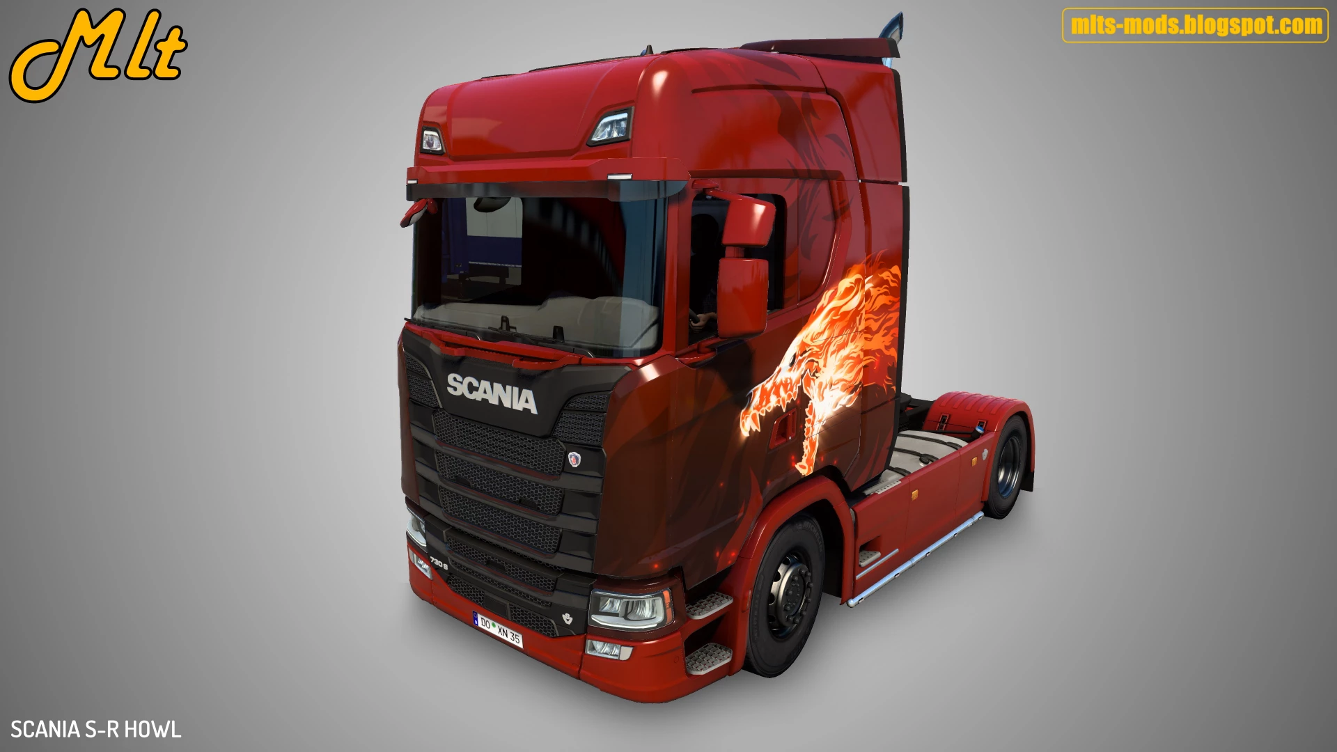HOWL skin for Scania S and Scania R by MLT v 0.1 - Allmods.net