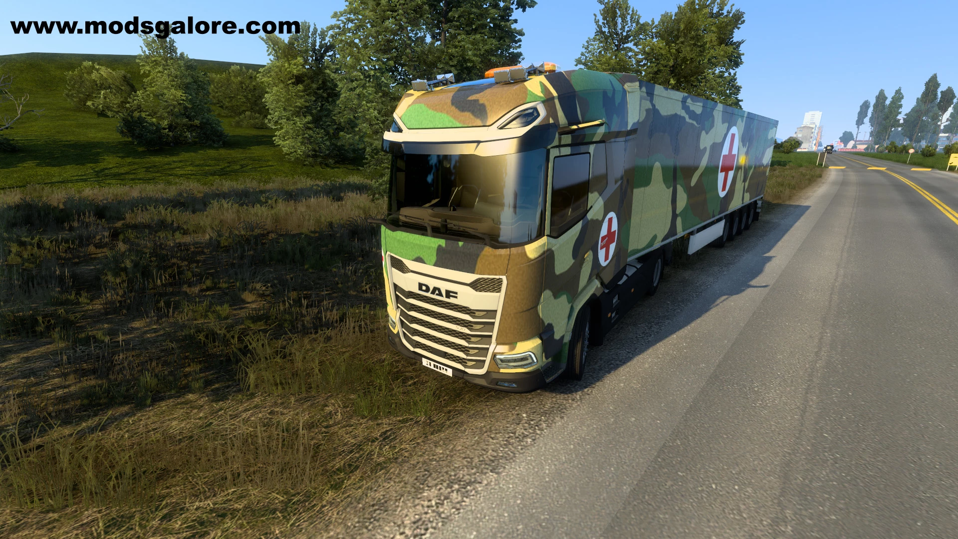 ETS2 Military Medical Transport Combo Skin 1.43 - Allmods.net