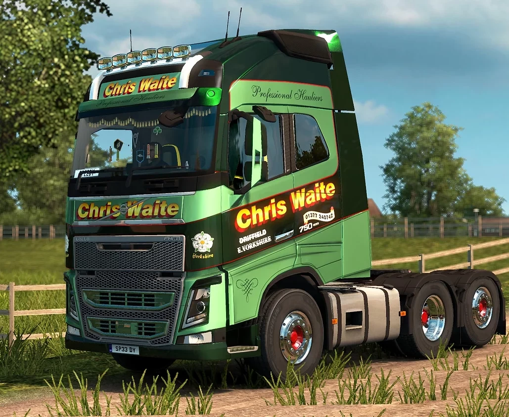 Volvo FH Chris Waite Transport Skin v 1.1 - Allmods.net