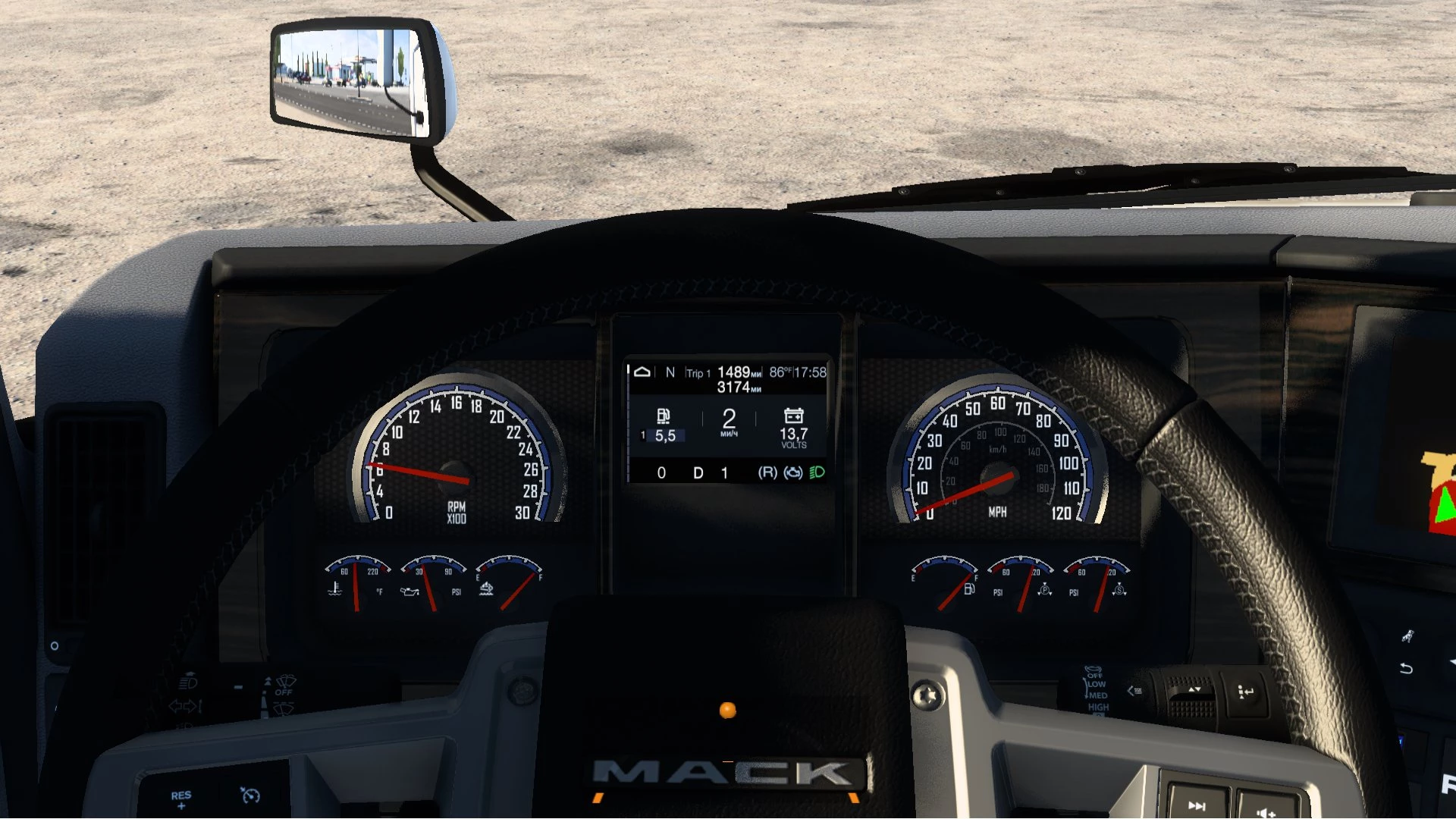MACK ANTHEM IMPROVED DASHBOARD V1.5 - Allmods.net
